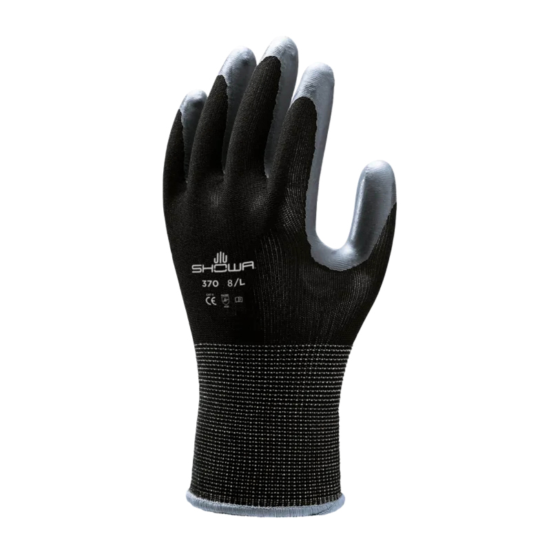 Showa 370 Nitrile-Coated Grip Gloves - Gloves.co.uk